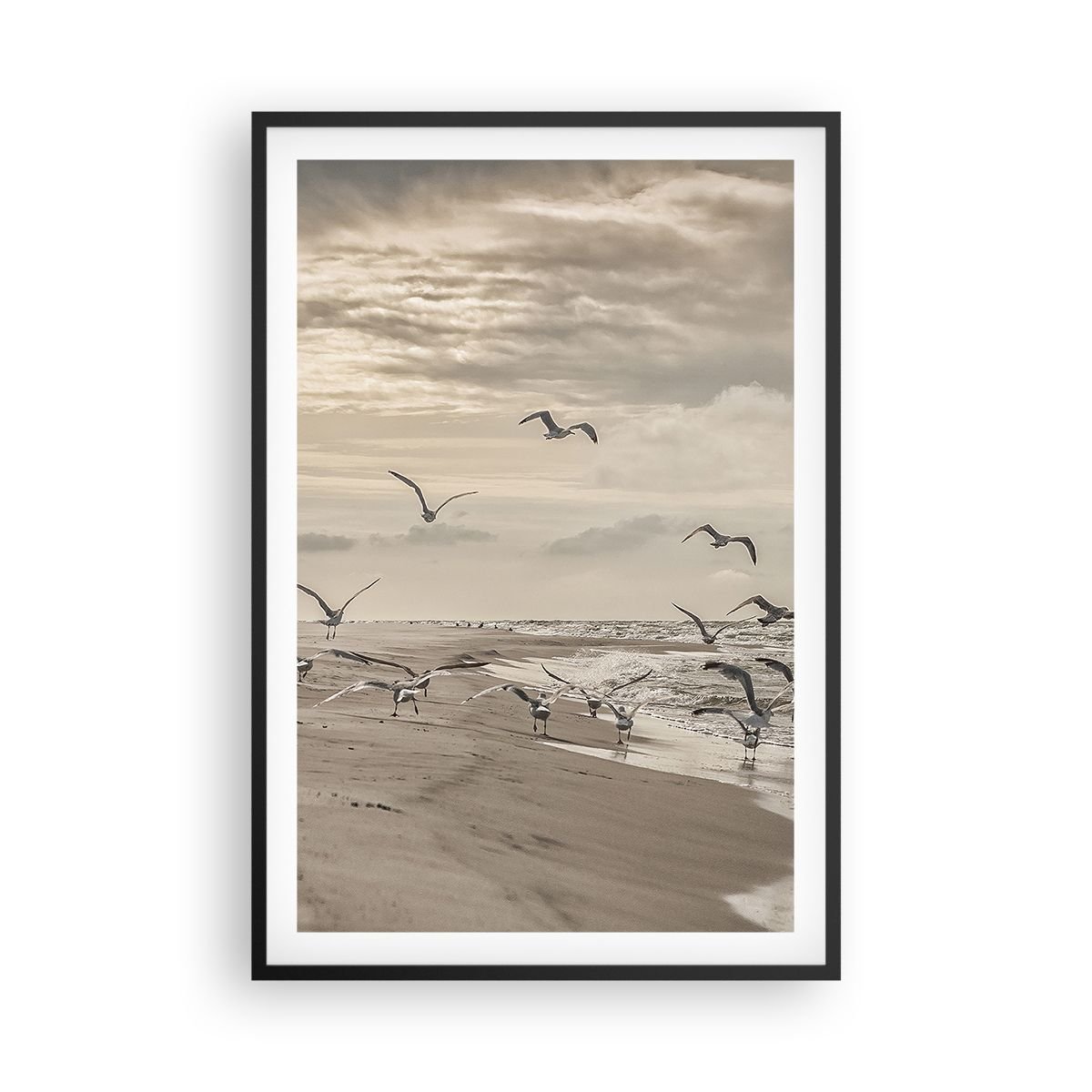 Obraz - Plakat - Morza szum, ptaków śpiew - 61x91cm - Krajobraz Morski ...
