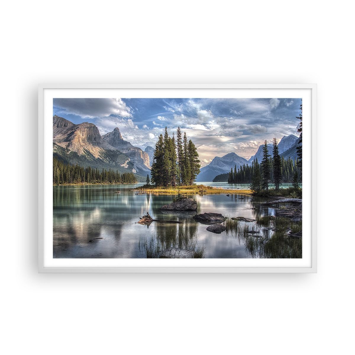 Obraz - Plakat - Nad wodą wielką i czystą… - 91x61cm - Krajobraz Góry Natura - Foto Plakaty na ...