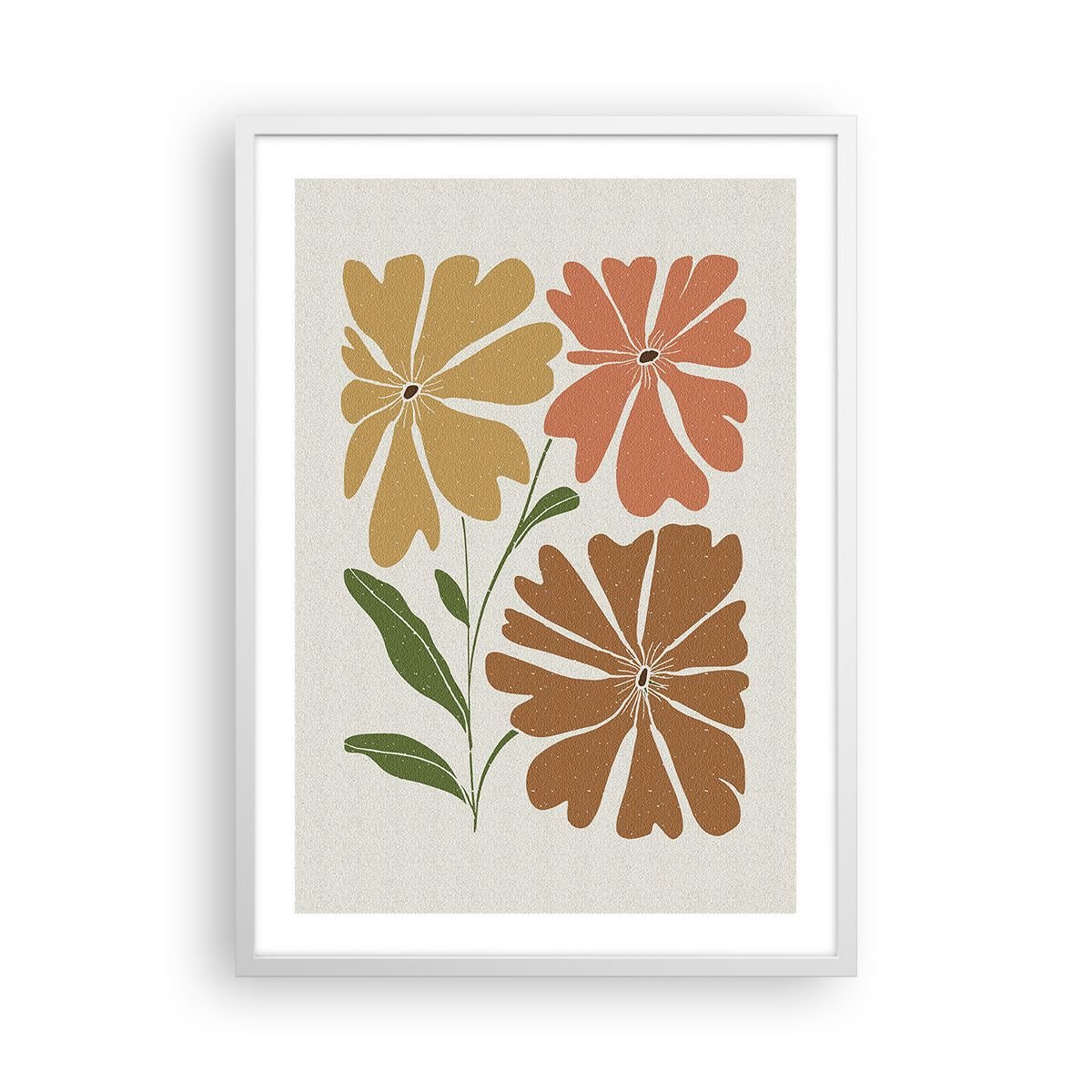 Obraz - Plakat - Natura i geometria - 50x70cm - Boho Kwiaty Minimalizm ... Obraz - Plakat - Natura i geometria - 50x70cm - Boho Kwiaty Minimalizm ...