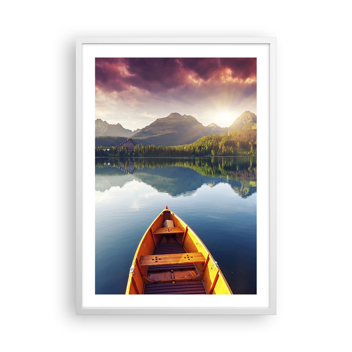 Obraz - Plakat - Nic przeciw naturze - 50x70cm - Krajobraz Góry Spokój ...