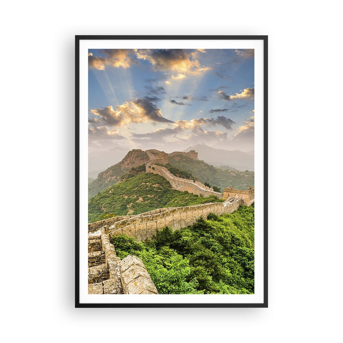 Obraz - Plakat - Nieprzemijająca wielkość - 70x100cm - Krajobraz Mur ...