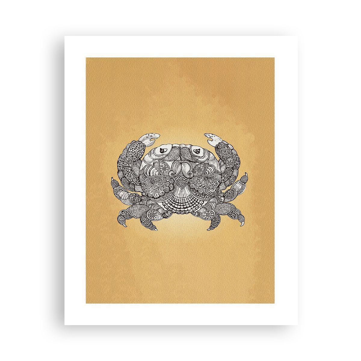 Obraz - Plakat - Opowieści Pana Kraba - 40x50cm - Krab Zwierzęta ...
