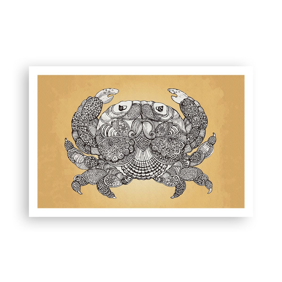 Obraz - Plakat - Opowieści Pana Kraba - 91x61cm - Krab Zwierzęta ...