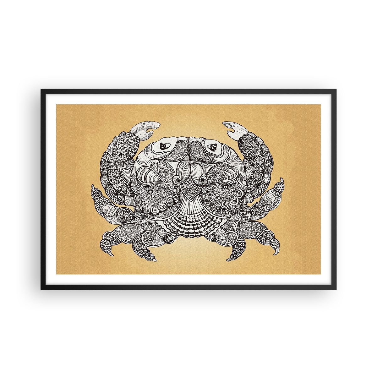 Obraz - Plakat - Opowieści Pana Kraba - 91x61cm - Krab Zwierzęta ...
