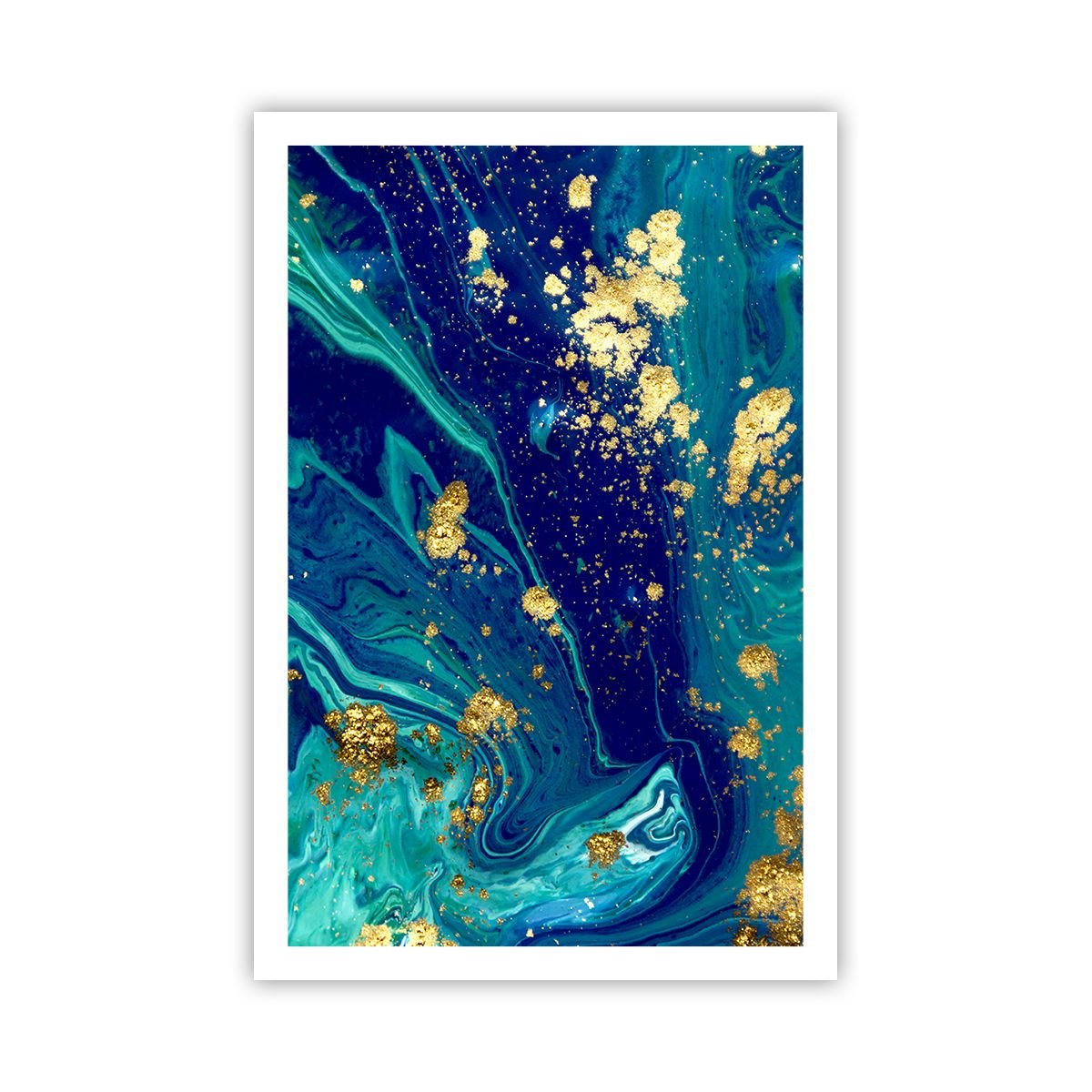 Obraz - Plakat - Płatki słońca - 61x91cm - Abstrakcja Sztuka Grafika ...