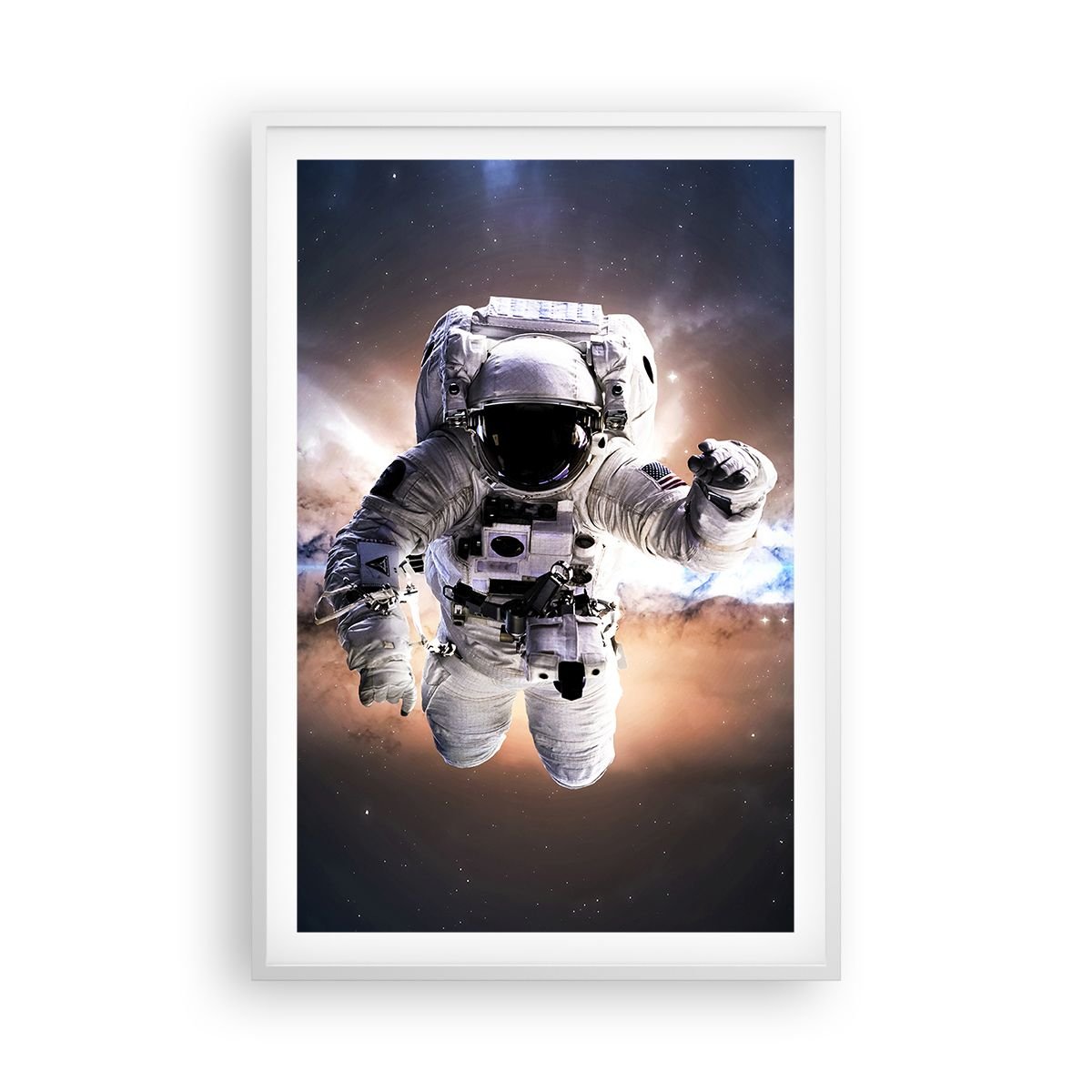 Obraz - Plakat - Pozdrowienia z kosmosu - 61x91cm - Astronauta Kosmos Kosmonauta - Foto Plakaty ...