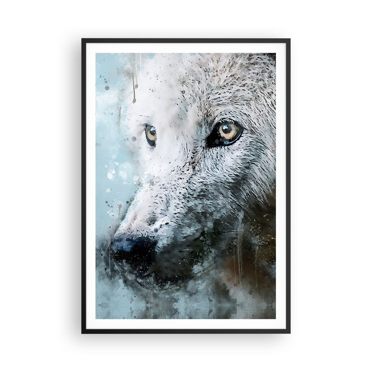 Obraz - Plakat - Poznaj wilczą duszę - 70x100cm - Zwierzęta Wilk ...