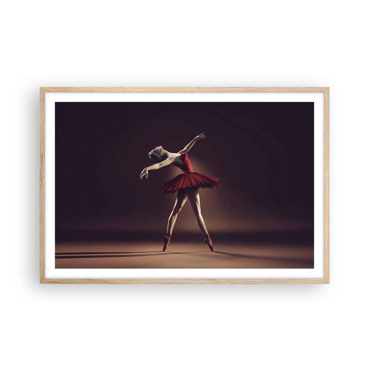 Obraz - Plakat - Prima ballerina - 91x61cm - Baletnica Taniec Balet ...