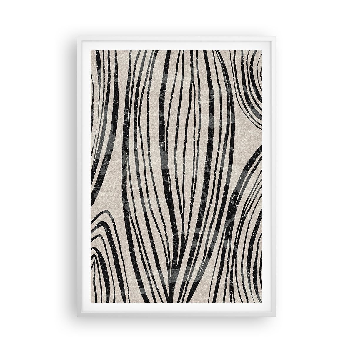 Obraz - Plakat - Rozlewisko linii - 70x100cm - Abstrakcja Linie ...