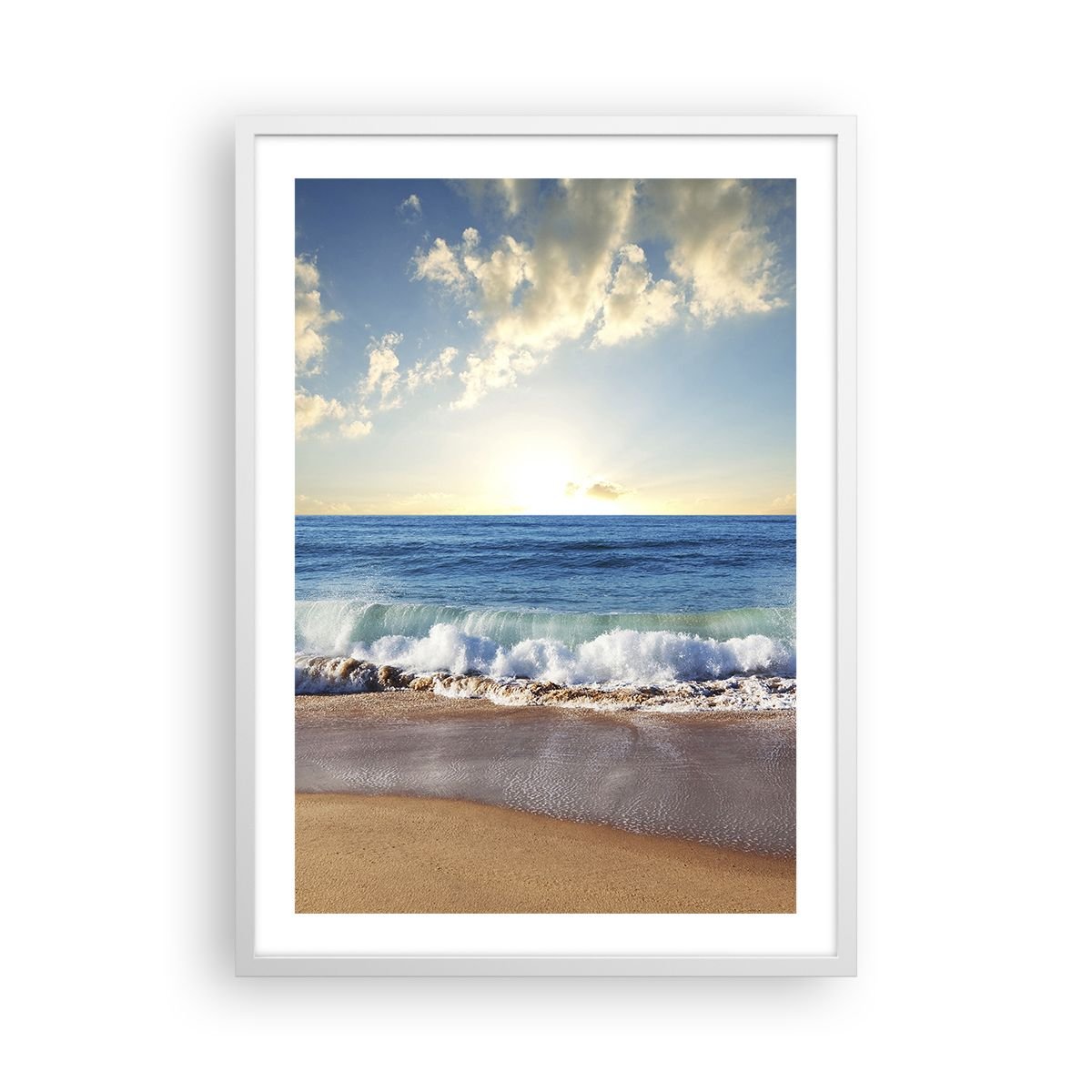 Obraz - Plakat - Ruch i bezruch zarazem - 50x70cm - Krajobraz Morze ...