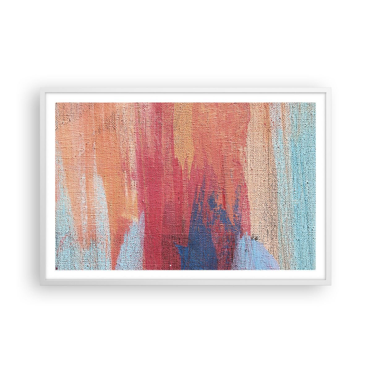 Obraz - Plakat - Spłynąć tęczą - 91x61cm - Abstrakcja Sztuka Malarstwo - Foto Plakaty na ścianę ...