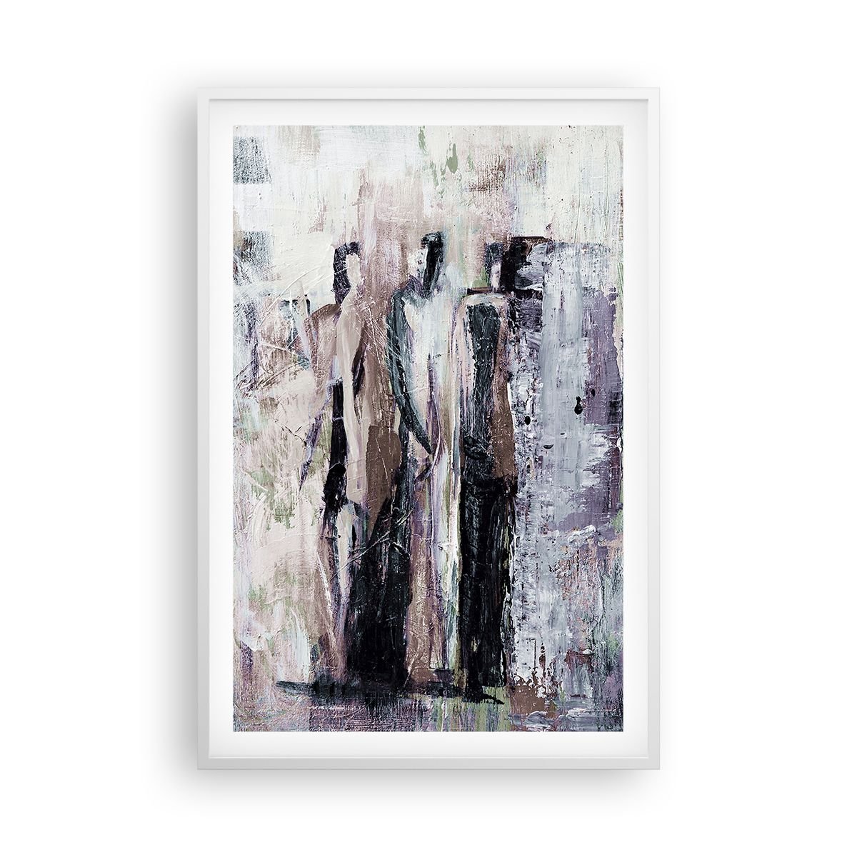 Obraz - Plakat - Tajemnicza trójka - 61x91cm - Sztuka Ludzie Malarstwo ...