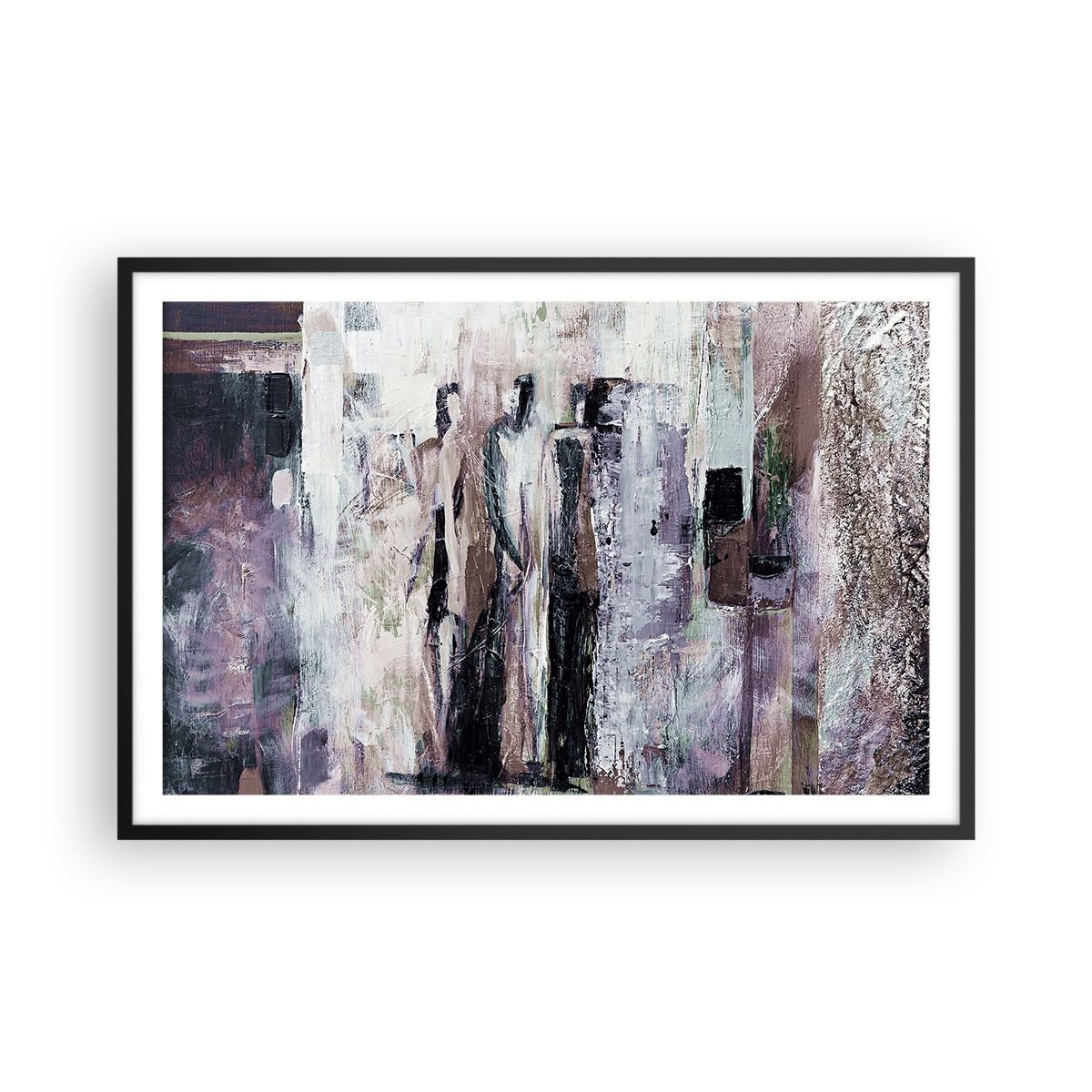 Obraz - Plakat - Tajemnicza trójka - 91x61cm - Sztuka Ludzie Malarstwo ...