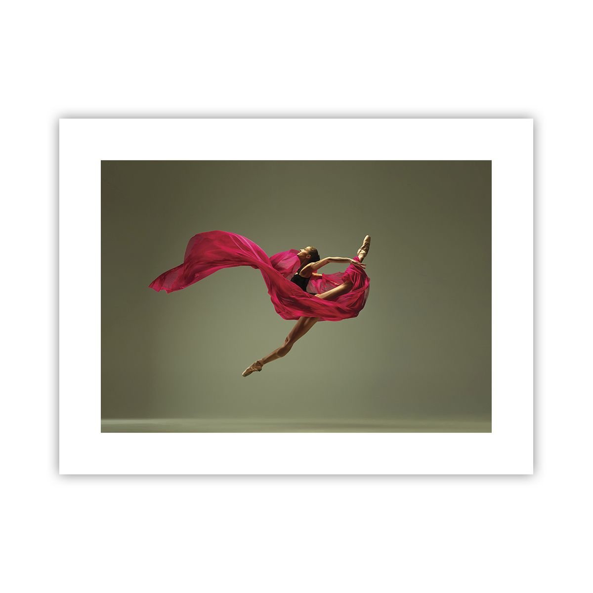 Obraz - Plakat - Tańczący płomień - 40x30cm - Tancerka Baletnica Balet ...