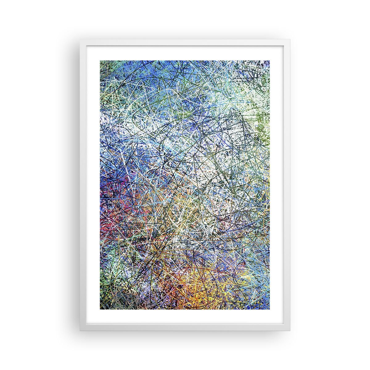 Obraz - Plakat - To nie takie proste - 50x70cm - Abstrakcja Sztuka Nowoczesny Wzór - Nowoczesny ...