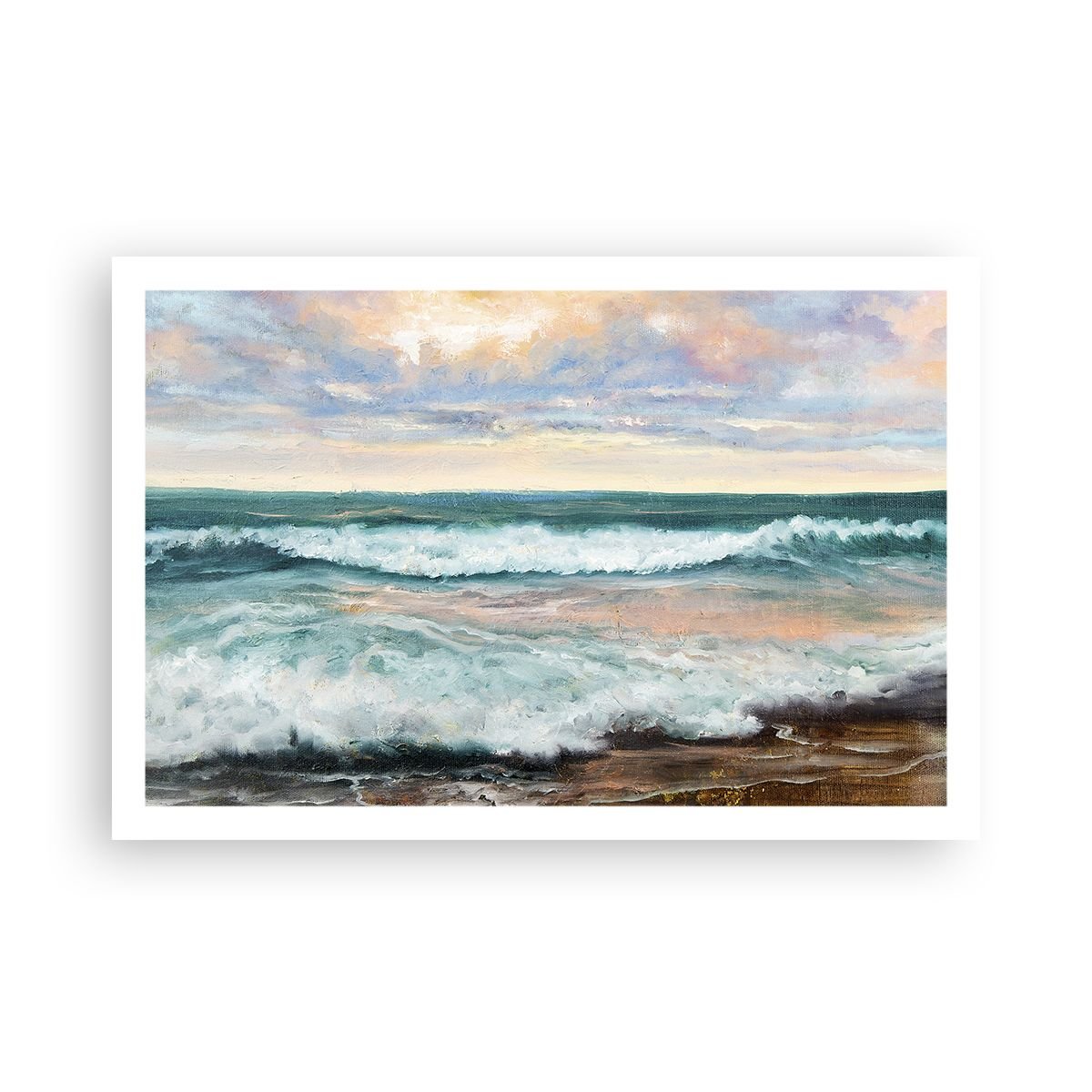 Obraz - Plakat - Tutaj wygładzisz duszę - 91x61cm - Pejzaż Morze Nadmorski - Foto Plakaty na ...