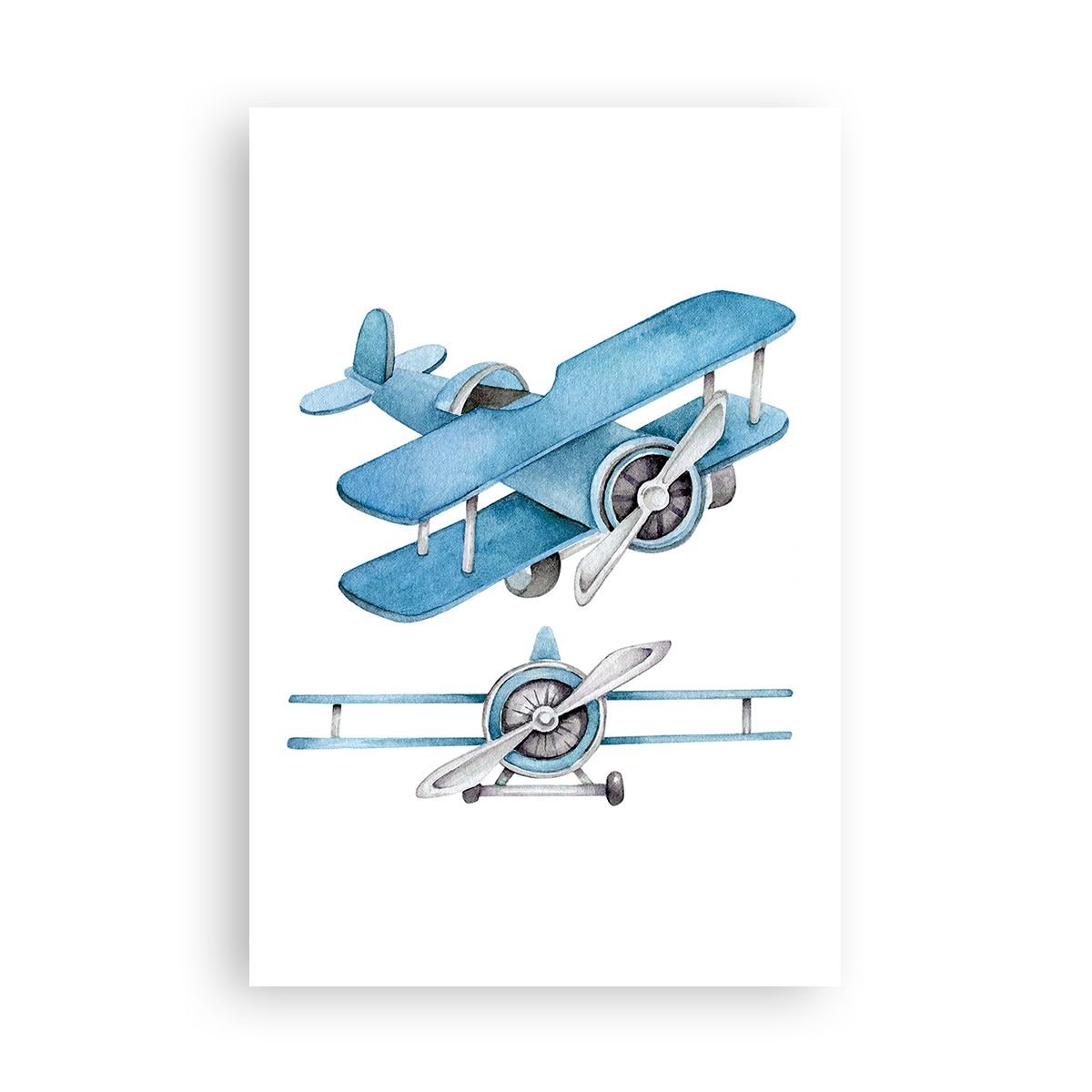 Obraz - Plakat - Urodzony zwycięzca - 61x91cm - Retro Samoloty Dziecięce - Foto Plakaty na ...
