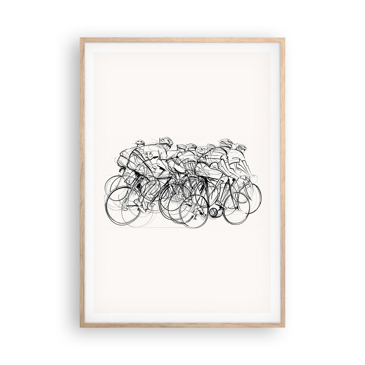 Obraz - Plakat - Wespół w zespół - 70x100cm - Grafika Rower Sport ...