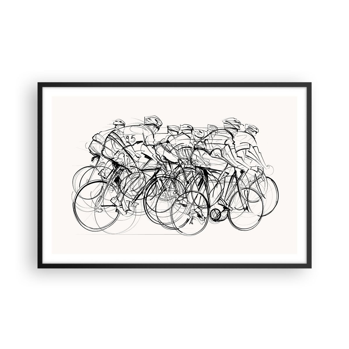 Obraz - Plakat - Wespół w zespół - 91x61cm - Grafika Rower Sport - Foto ...