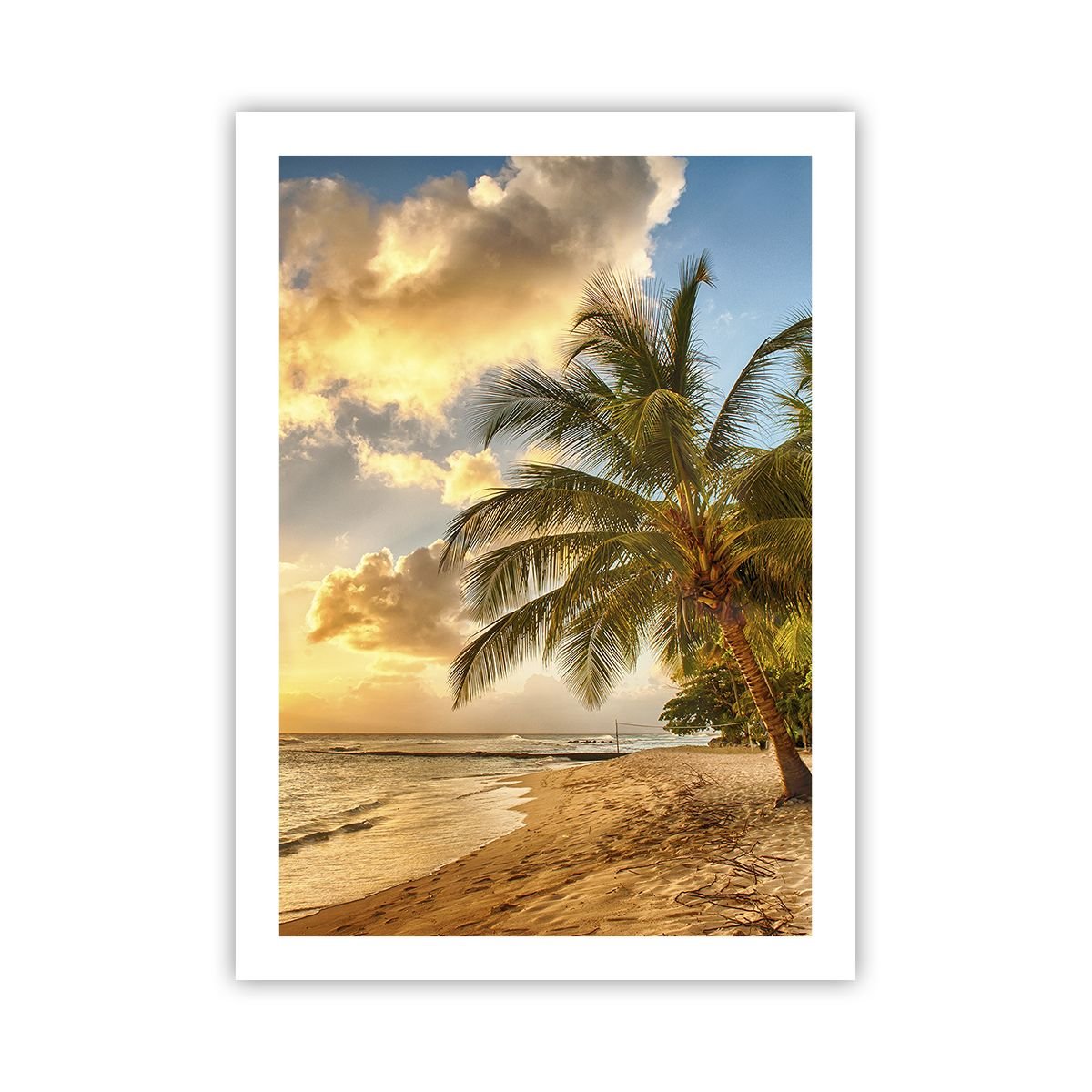 Obraz - Plakat - Wieczne lato, zawsze wakacje - 50x70cm - Krajobraz ...