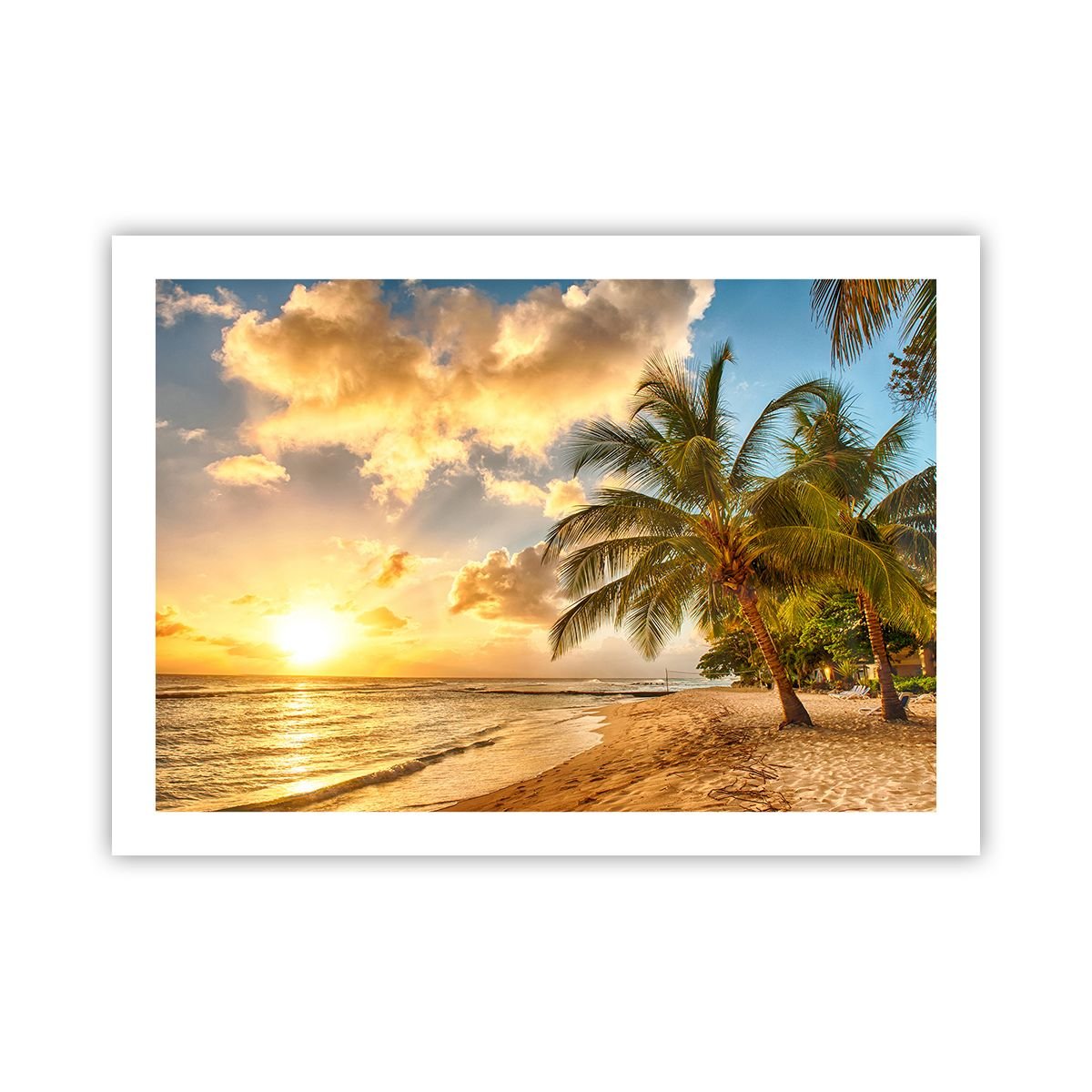 Obraz - Plakat - Wieczne lato, zawsze wakacje - 70x50cm - Krajobraz ...
