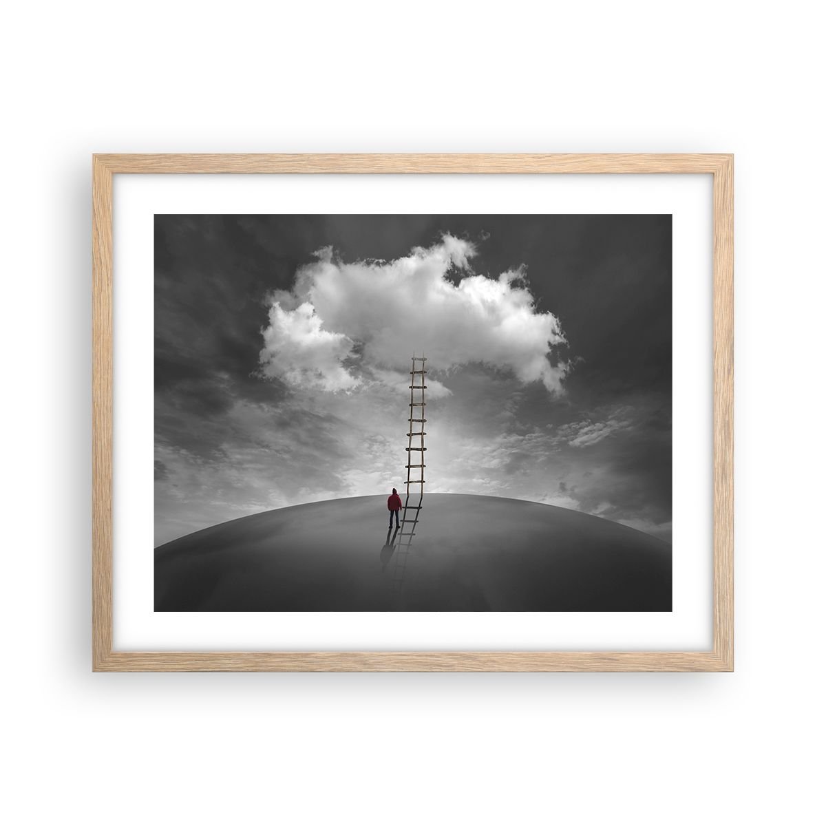 Obraz - Plakat - Wszystko możliwe - 50x40cm - Abstrakcja Drabina Do Nieba Niebo - Foto Plakaty w ...