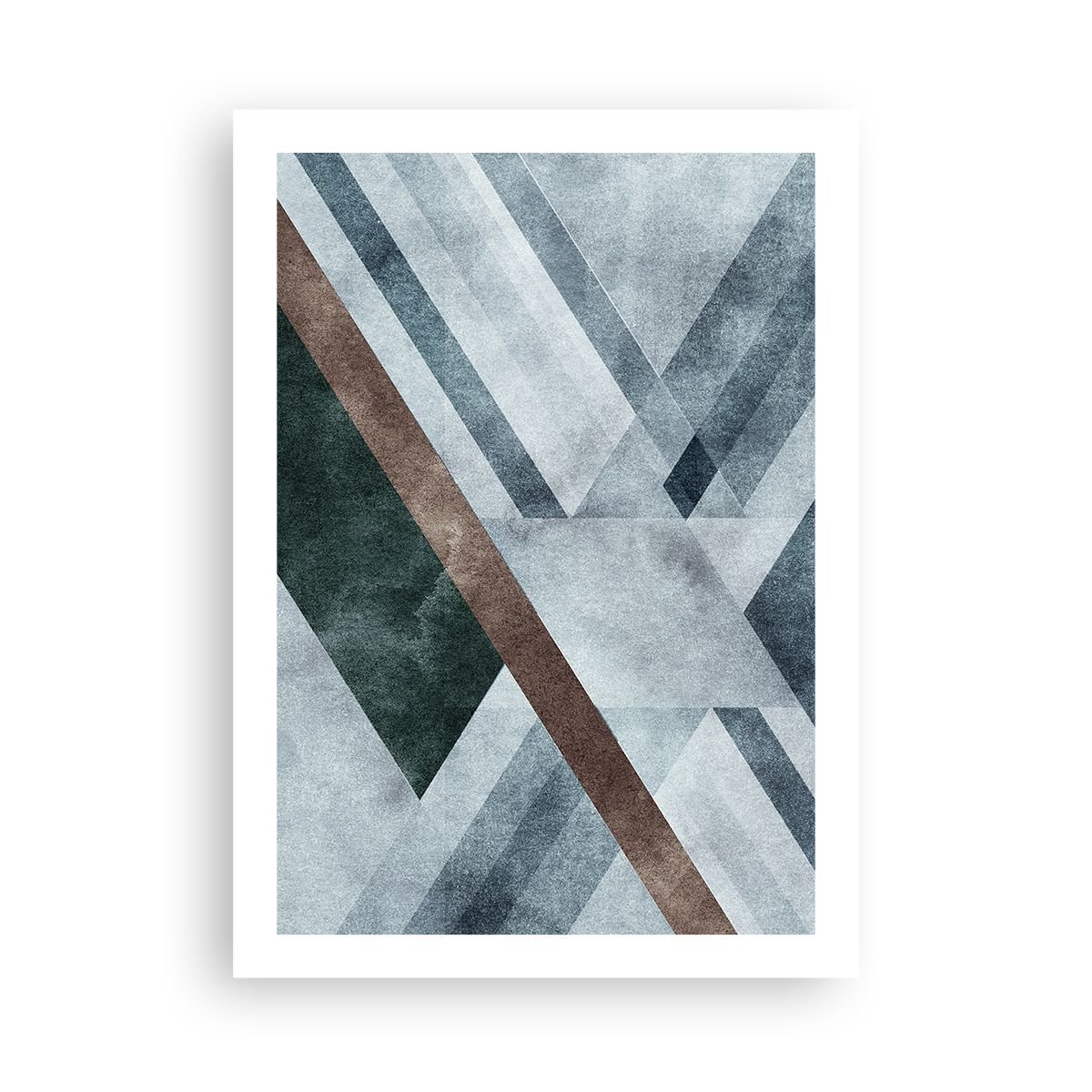 Obraz - Plakat - Wyszukana elegancja geometrii - 50x70cm - Linie ...