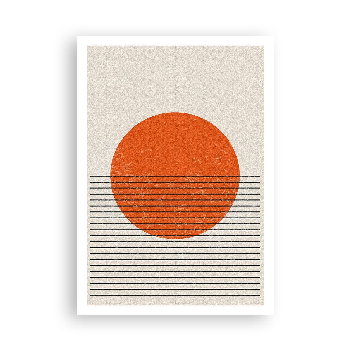 Obraz - Plakat - Zawsze słońce - 70x100cm - Słońce Minimalistyczny ...