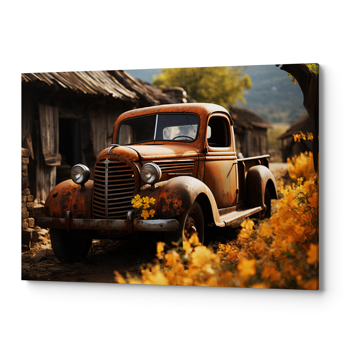 Obraz płótno na ścianę do salonu sypialni AUTO VINTAGE CARS00071 70x100 ...