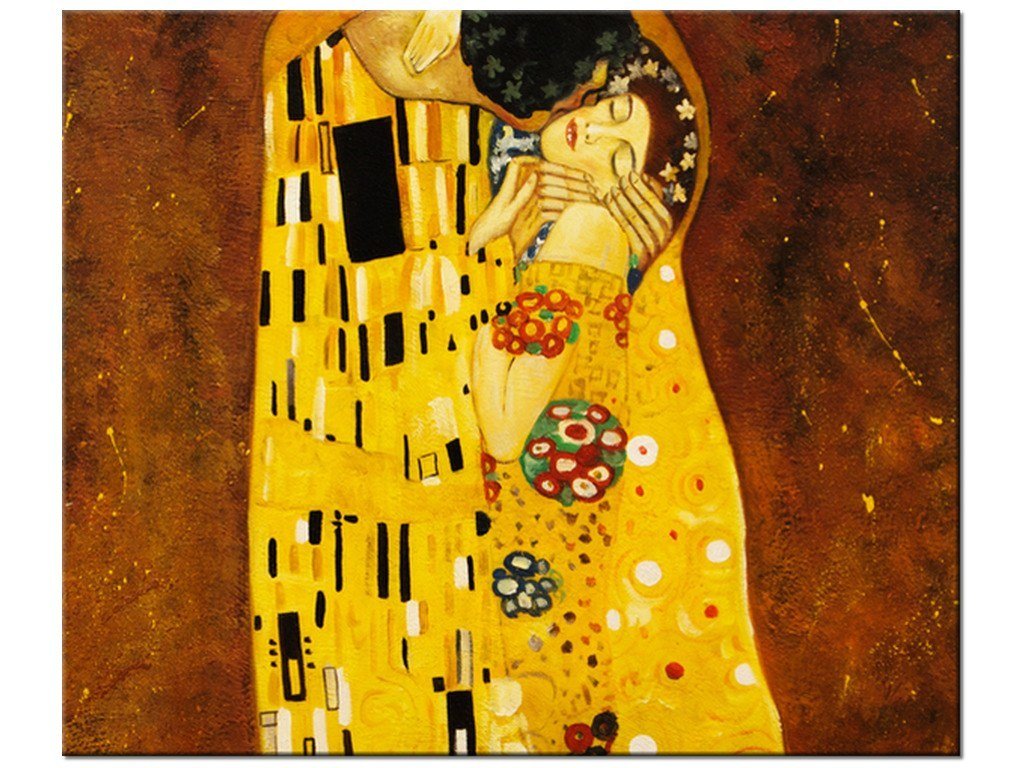 Obraz Pocałunek wg Gustav Klimt, 60x50 cm - Oobrazy | Sklep EMPIK.COM