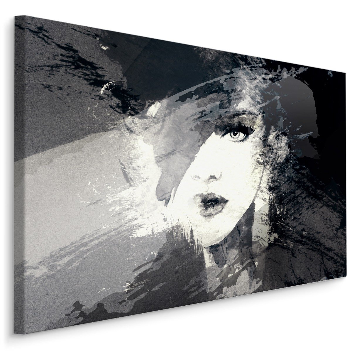 Obraz Ścienny Canvas Twarz Kobiety Portret ABSTRAKCJA Malarstwo 70cm x 50cm - Muralo | Sklep ...