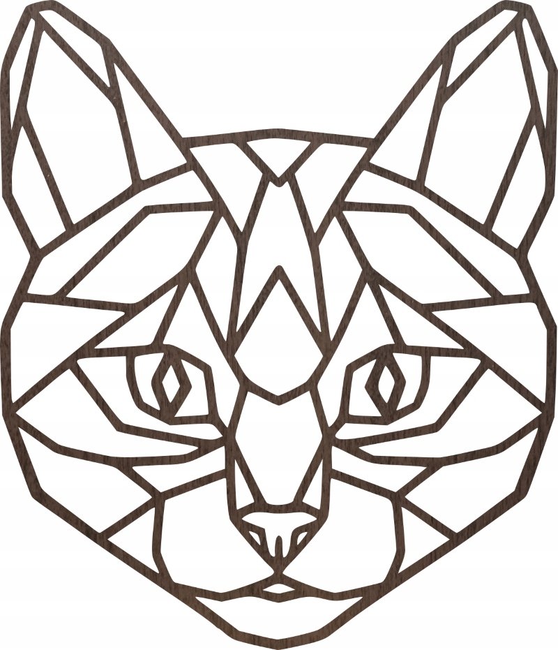 Obraz Ścienny Dekoracja Ażurowa Kot line art - Inna marka | Sklep EMPIK.COM