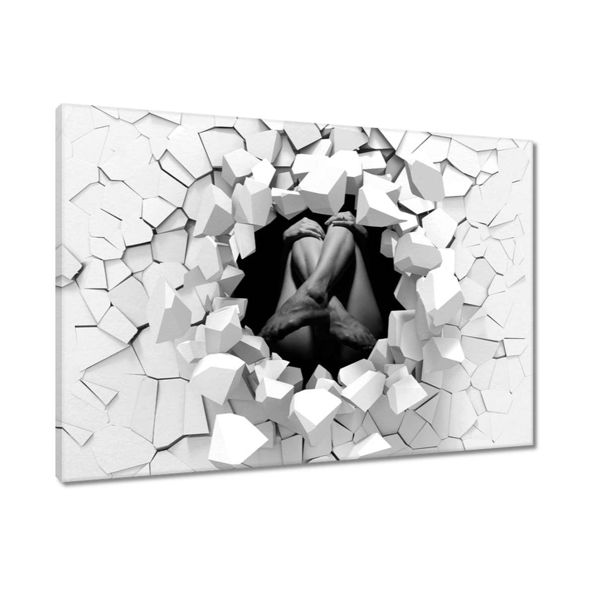 Obraz Skrzyżowane nogi w akcie, 120x80cm - ZeSmakiem | Sklep EMPIK.COM