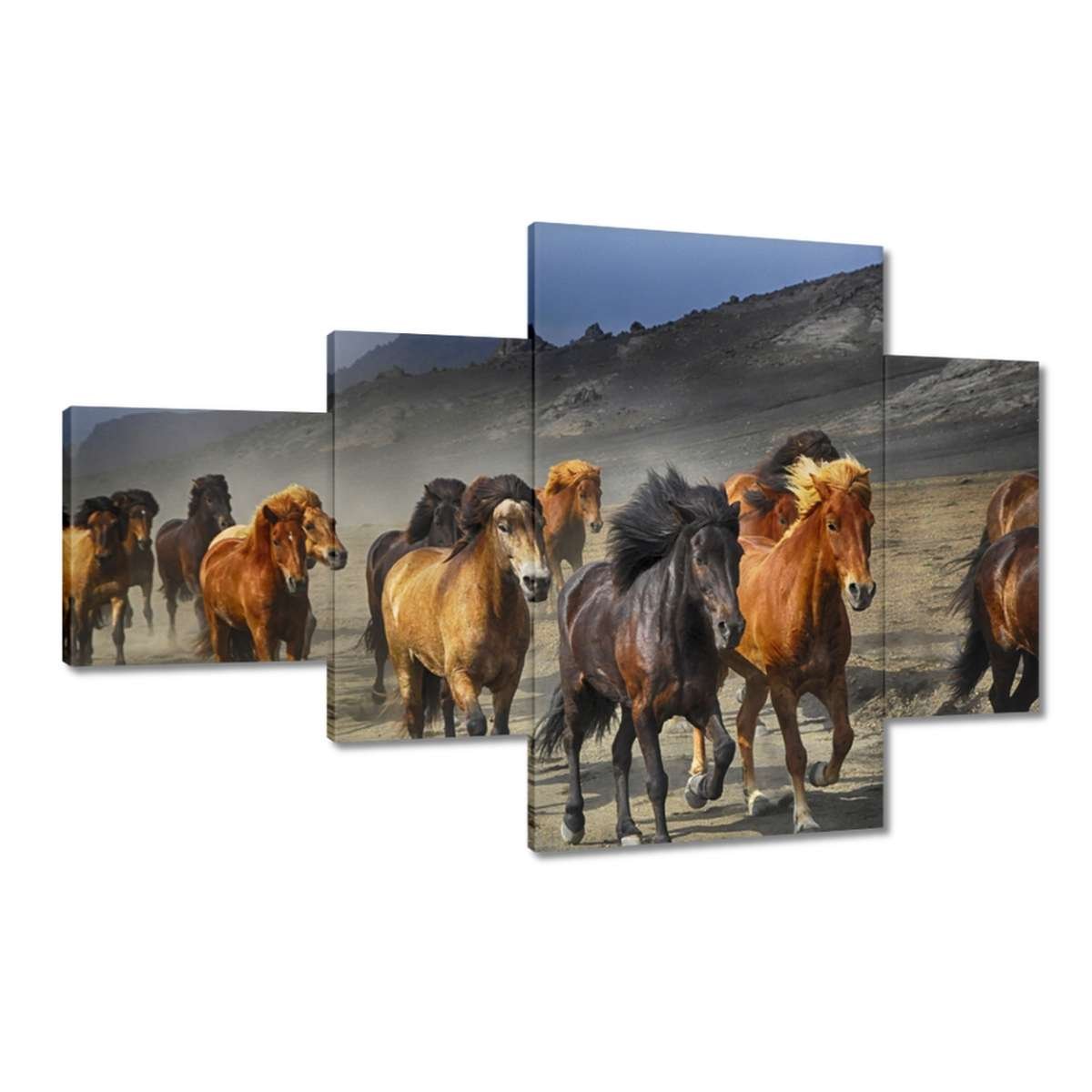 Obraz Stado koni, 130x80cm - ZeSmakiem | Sklep EMPIK.COM