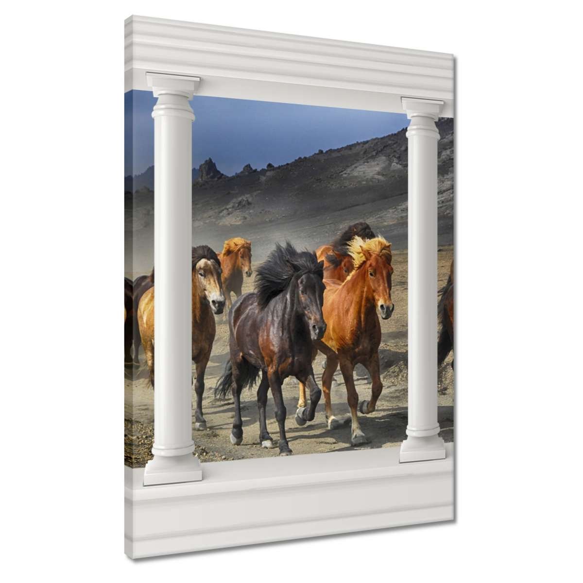 Obraz Stado koni, 50x70cm - ZeSmakiem | Sklep EMPIK.COM