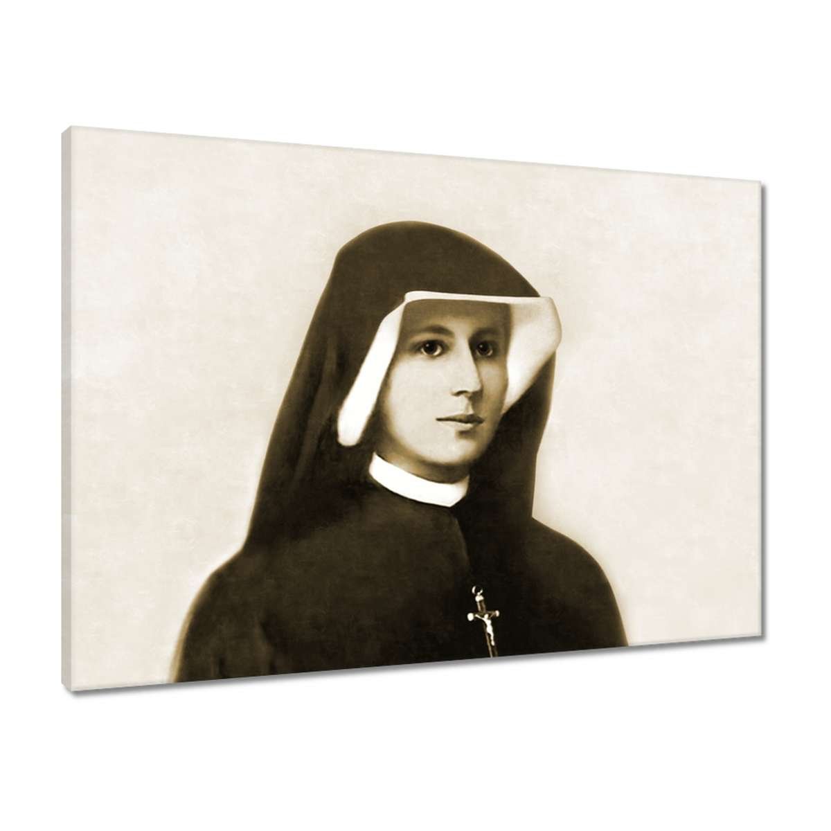 Obraz Święta Faustyna Kowalska, 70x50cm - ZeSmakiem | Sklep EMPIK.COM