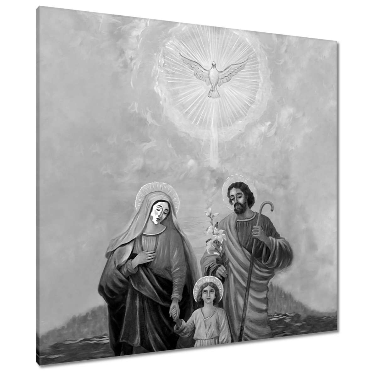 Obraz Święta Rodzina Jezusek, 90x90cm - ZeSmakiem | Sklep EMPIK.COM