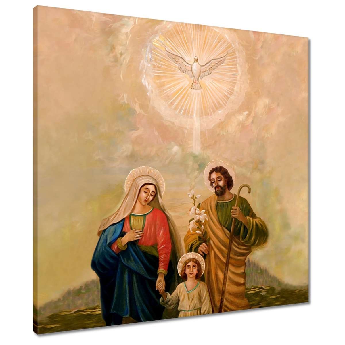 Obraz Święta Rodzina Józef Maria, 60x60cm - ZeSmakiem | Sklep EMPIK.COM