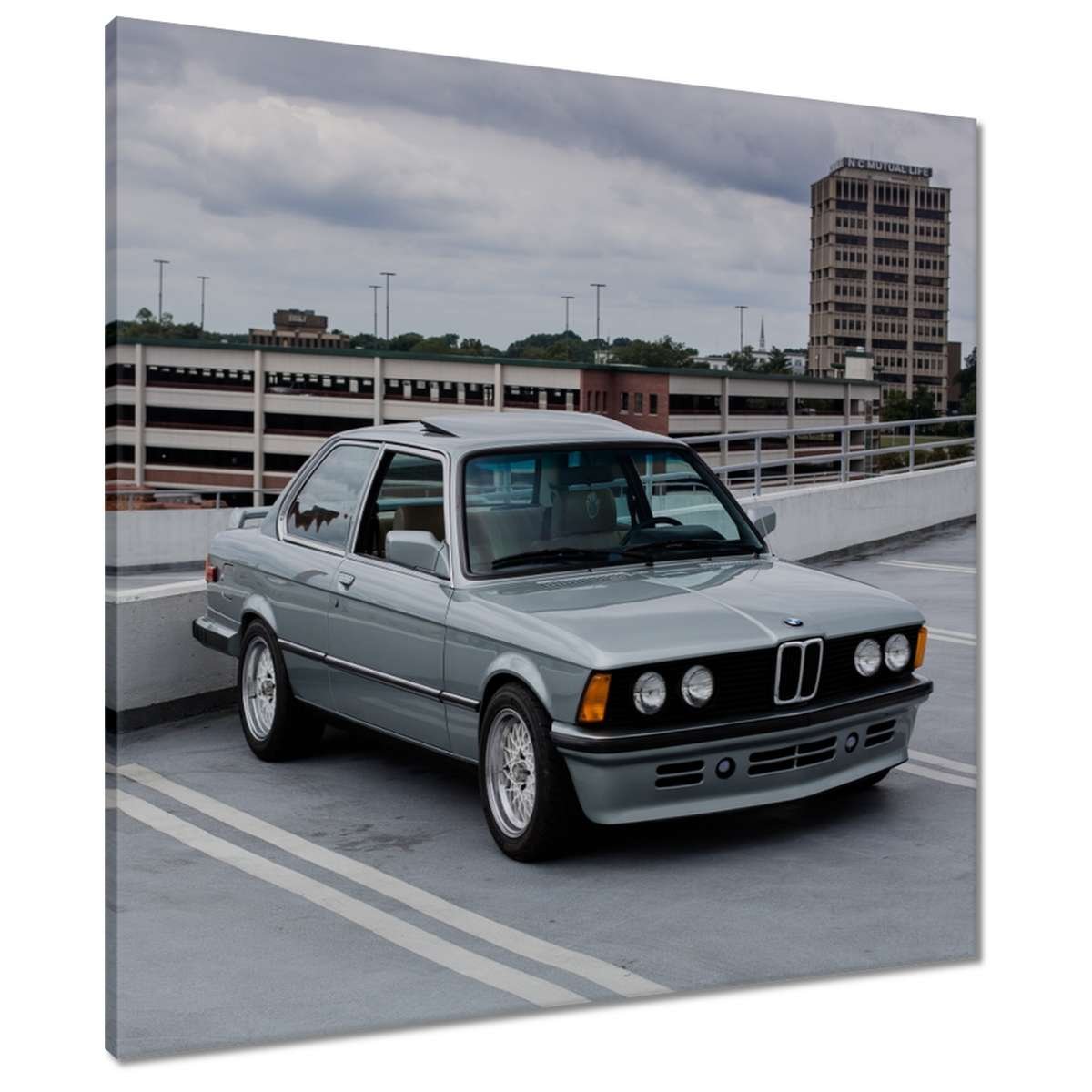 Obraz Szare BMW E30, 70x70cm - ZeSmakiem | Sklep EMPIK.COM