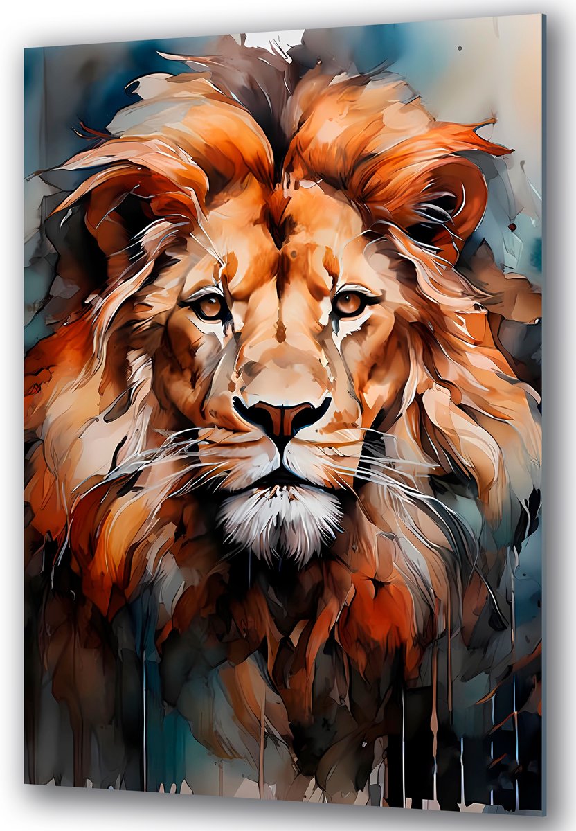 Obraz szklany na ścianę Afryka Lew-Król zwierząt 60x90 cm - Obrazy na ...