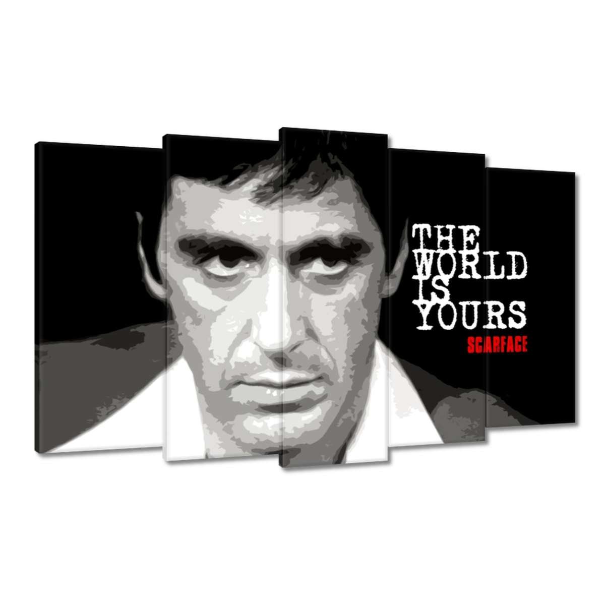 Obraz The World is Yours Al Pacino, 100x60cm - ZeSmakiem | Sklep EMPIK.COM