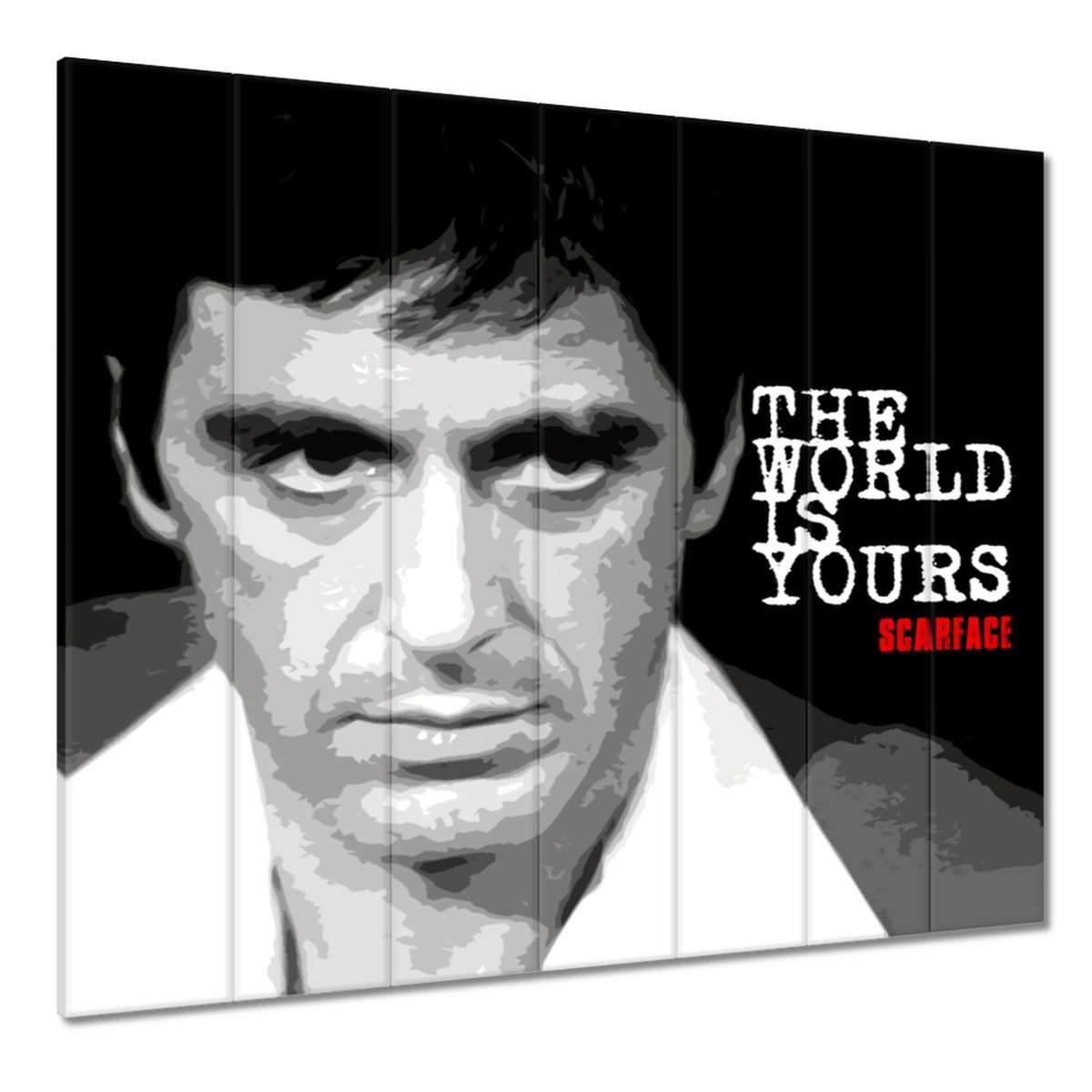 Obraz The World is Yours Al Pacino, 210x195cm - ZeSmakiem | Sklep EMPIK.COM