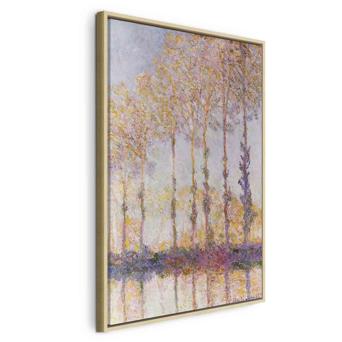 Obraz - Topole na brzegu rzeki Epte - ARTGEIST | Sklep EMPIK.COM