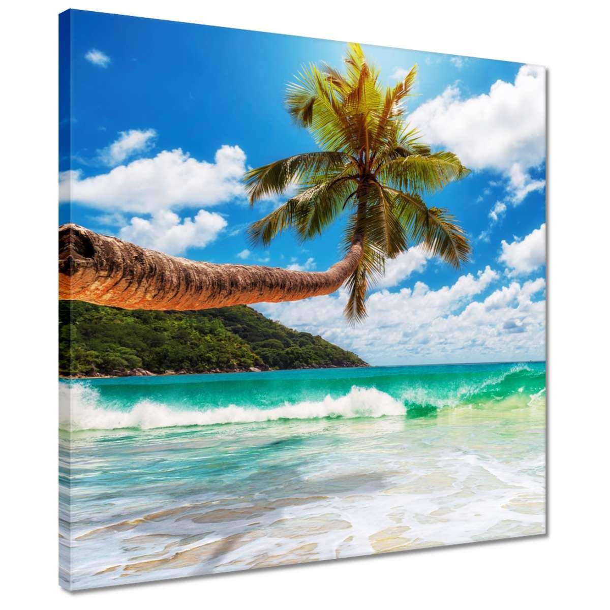 Obraz Tropiki Pejzaż Palmy, 40x40cm - ZeSmakiem | Sklep EMPIK.COM