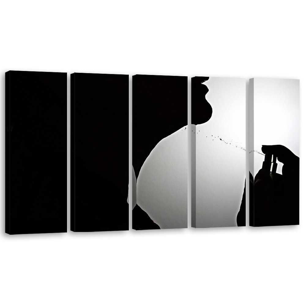 Obraz tryptyk pięcioczęściowy FEEBY, Kobieta Perfumy 150x60 - Feeby | Sklep EMPIK.COM