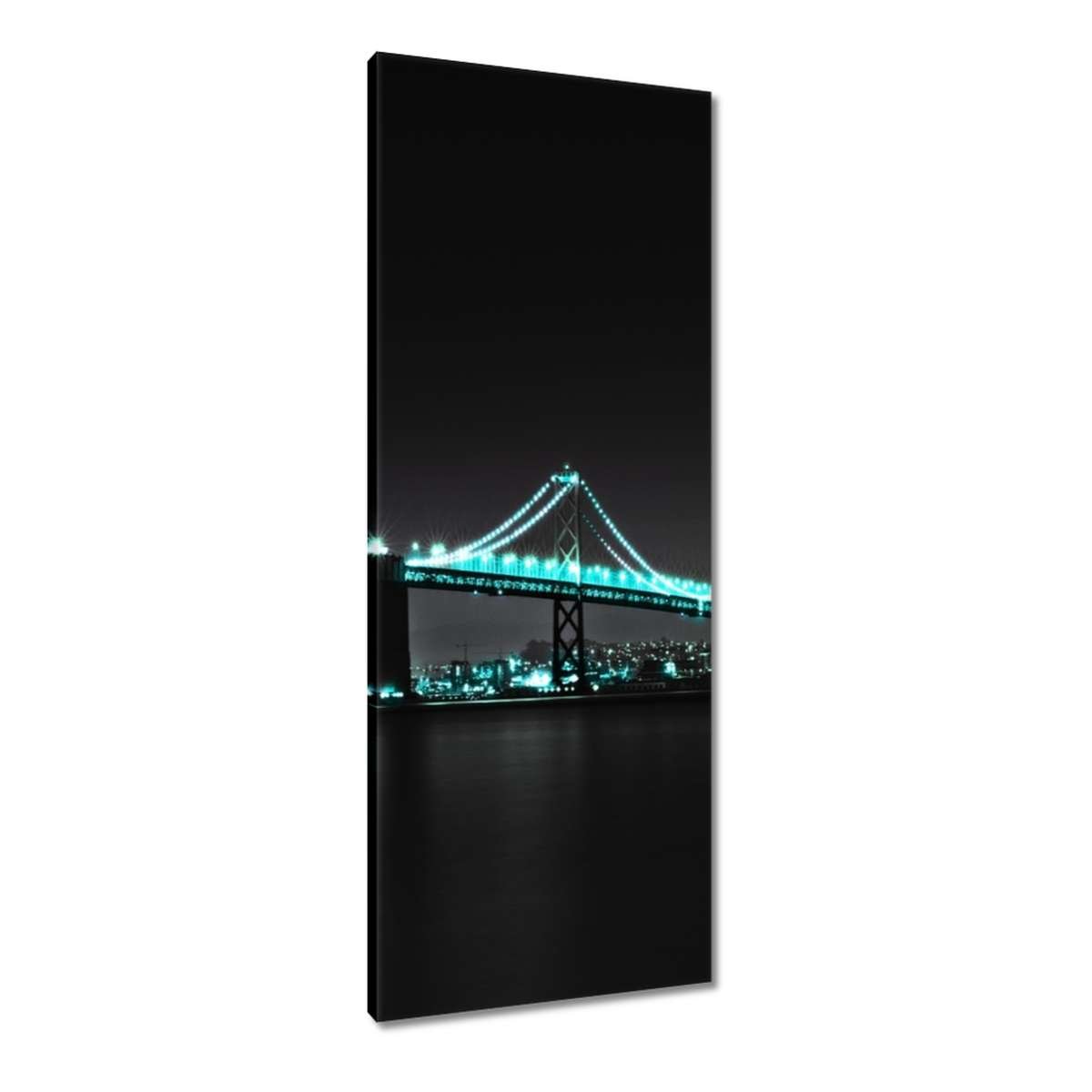 Obraz Turkusowe światełka na moście, 40x100cm - ZeSmakiem | Sklep EMPIK.COM