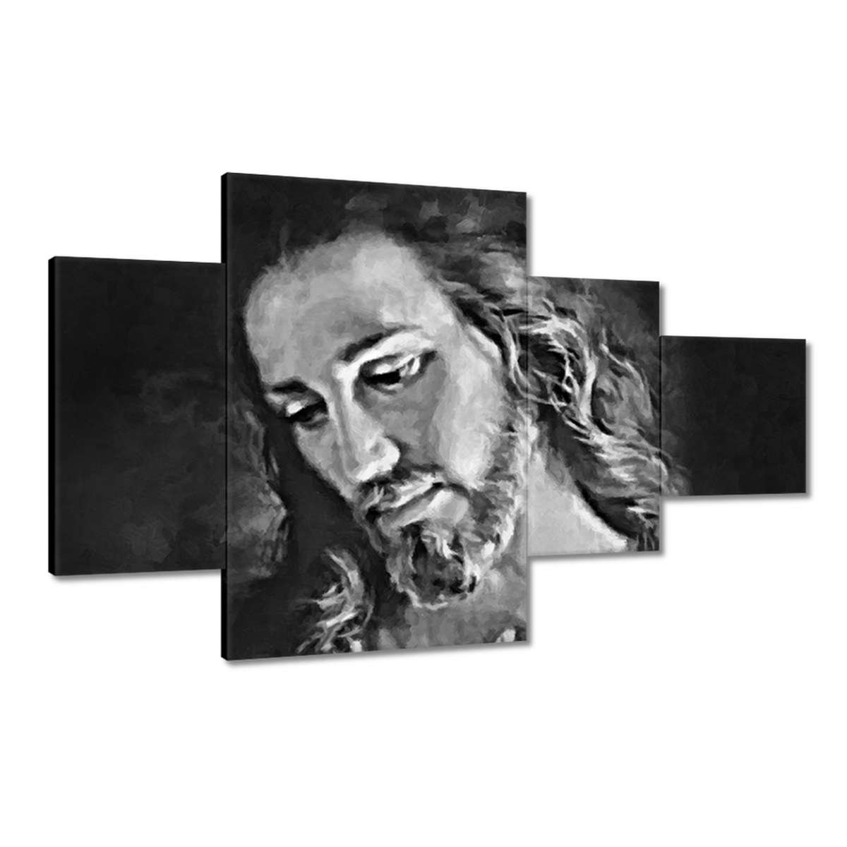 Obraz Twarz Jezusa Chrystusa, 130x80cm - ZeSmakiem | Sklep EMPIK.COM
