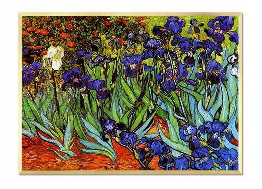 obraz Vincent van Gogh IRYSY KWIATY ABSTRAKCJA - Inna marka | Sklep ...