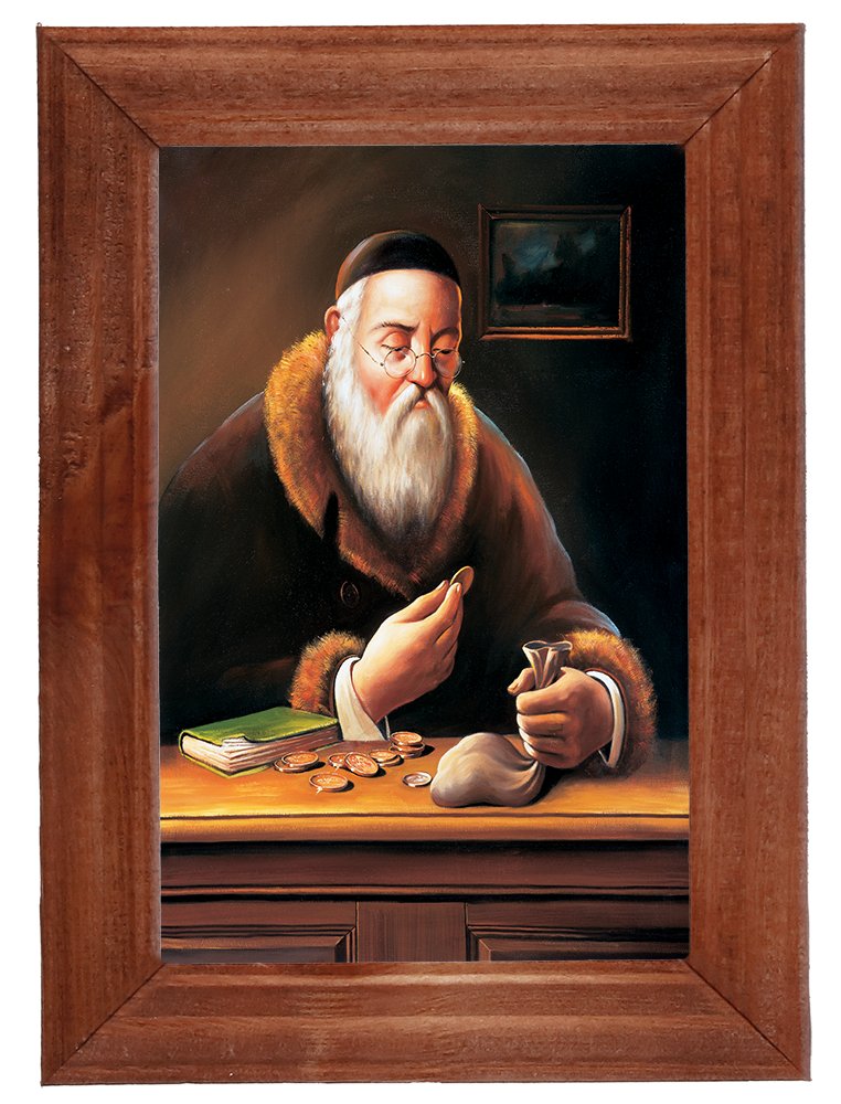 Obraz w drewnianej ramie o wymiarach 10x15 - Sakiewka, Marian Kaszuba ...