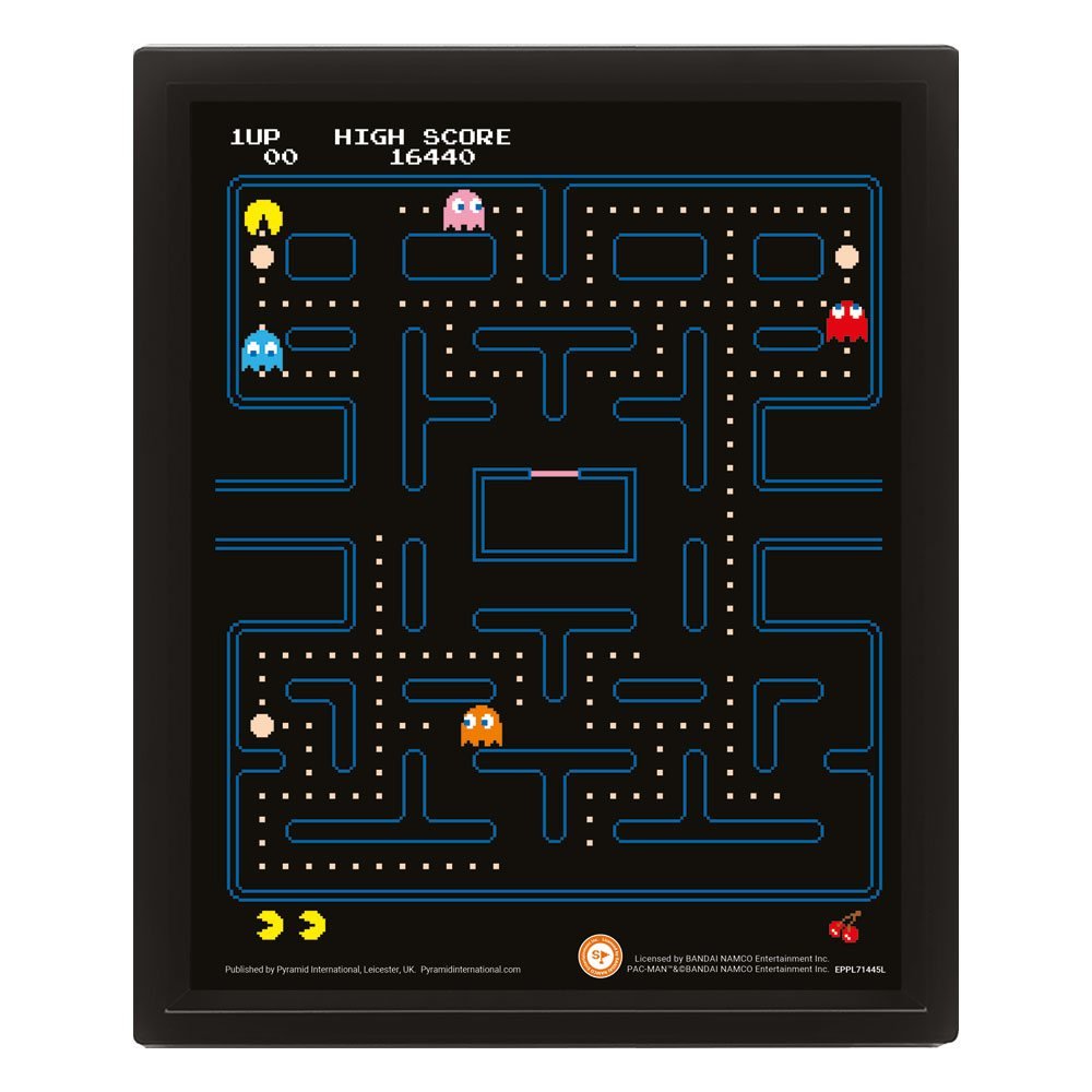 obraz w ramie 3D PAC-MAN - MAZE - Pyramid | Sklep EMPIK.COM